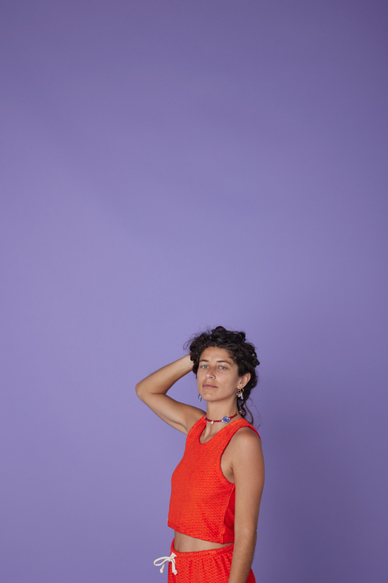 Top Pois de Senteur - Orange - Tops - Graine Clothing